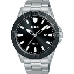 Lorus Herren Lorus Armbanduhr, Herrenuhr, Datum silber