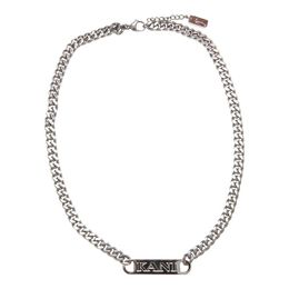 Karl Kani Herren Halsreif &raquo; KK Retro Kani Plate Cubanlink Necklace&laquo;
