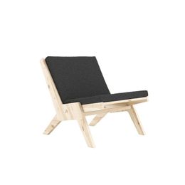 Karup Design Loungesessel &raquo;Sway Lounge Chair, ohne Armlehnen, aus FSC -zertifiziertem Massivholz&laquo; Matratze mit Boucl&eacute;-Bezug in mehreren Farben, Made in Europe 100%