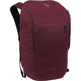 Nitro Damen Nitro Freizeitrucksack &raquo;Nikuro Traveler&laquo; Reisetasche, Travel Bag, Alltagsrucksack, Daypack rot