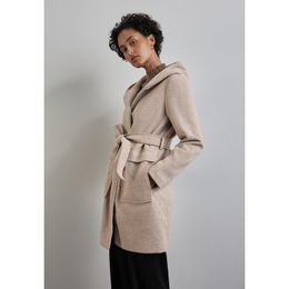 Street One Damen Street One Wolljacke mit Kapuze mit Kapuze beige 44