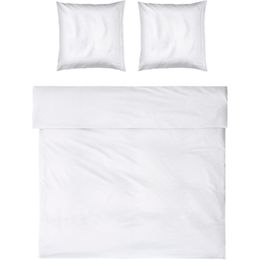 M&ouml;ve Bettw&auml;sche &raquo; Noblesse Bettw&auml;sche Set&laquo; 2 Stk. mit eleganten Biesen Satin, Obermaterial: 100% Baumwolle