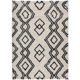 FLAIR RUGS Hochflor-Teppich &raquo;ATLAS&laquo; rechteckig 40 mm H&ouml;he Berber Teppich beige Kunstfaser