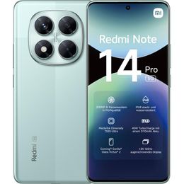Xiaomi Smartphone &raquo;Redmi Note 14 Pro 5G&laquo; Korallengr&uuml;n gr&uuml;n MediaTek Dimensity 7300 Ultra / 4nm Fertigungsprozess