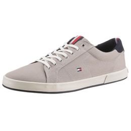 Tommy Hilfiger Herren Sneaker &raquo;ICONIC LONG LACE SNEAKER&laquo; , Freizeitschuh, Halbschuh, Schn&uuml;rschuh mit gespolstetem Schaftrand grau 39