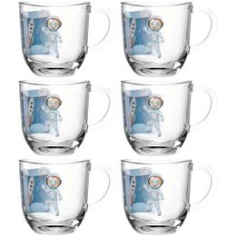 Leonardo Tasse &raquo;Weltall BAMBINI AVVENTURA&laquo; 280 ml, 6-teilig bunt Glas