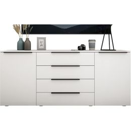 borchardt M&ouml;bel borchardt M&ouml;bel Sideboard &raquo;Tom&laquo; Breite 166 cm wei&szlig; Spanplatte