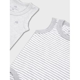 Organicera Romper/Bodysuit 'OrganicEra Organic Baby Sleeveless Bodysuit,2 pcs Set' boy Grey size 80