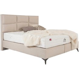 Home Affaire Boxspringbett &raquo;Violette erh&auml;ltlich in den Breite 160, 180 & 200cm&laquo; inkl. Topper und extra dicker Taschen-Federkernmatratze 100% PES