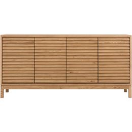 Andas Sideboard &raquo;Tanner 4-t&uuml;riges Sideboard aus Eschenholz&laquo; 1 Stk. tlg. Massivholz