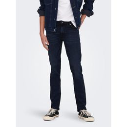 Only & Sons Only & Sons Herren ONLY & SONS &raquo;OS ONSLOOM SLIM BLUE GREY 40&laquo; mit Destroyed Effekt schwarz 28, L&auml;nge 32