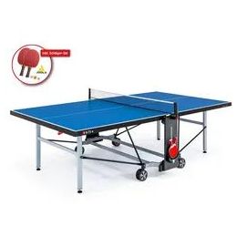 Sponeta Outdoor-Tischtennisplatte "S 5-73 e" (S5 Line) inkl. Schl&auml;gerset,blau,