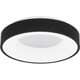 NOVA LUCE LED Deckenleuchte &raquo;RANDO THIN&laquo; LED-Modul 1 Stk. Warmwei&szlig; schwarz