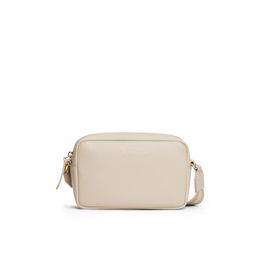 Tommy Hilfiger Damen Mini Bag &raquo;TH LOGOTAPE CAMERA BAG&laquo;, Damen Umh&auml;ngetasche, Schultertasche mit Logoschriftzug beige