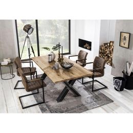 Sit Esstisch &raquo;Tables&laquo; mit Platte aus Wildeiche natur beige