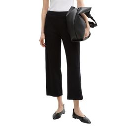 Tom Tailor Damen Tom Tailor Stoffhose Sommerhose mit Taschen schwarz 42, L&auml;nge 28