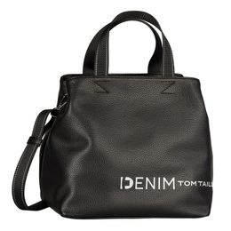 Tom Tailor Denim Damen Tom Tailor Denim Shopper &raquo;Marlow&laquo; griffig leichtes Lederimitat mit reflektierendem Logo und Zierlinien