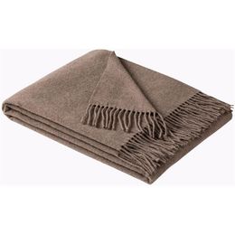 Estella Wohndecke &raquo;Monte Vigino&laquo; 100% Cashmere: Luxus pur, weich und langlebig Obermaterial: 100% Baumwolle