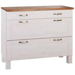 Home Affaire Unterschrank &raquo;Alby&laquo; Breite 100 cm, 3 Schubladen wei&szlig;