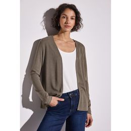Street One Damen Street One Shirtjacke &raquo;NETTE&laquo; im Strick Look braun 34