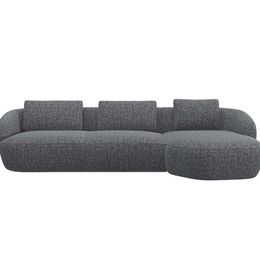 FLEXLUX Wohnlandschaft &raquo;Torino, rund, L-Form, Sofa-Ecke mit Recamiere, Longchair-Sofa&laquo; Modernes, organisches Sofa-Design, Kaltschaum, 