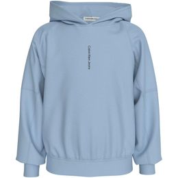 Calvin Klein Jeans Jungen Sweatshirt &raquo;MINIMALISTIC LOGO FLEECE HOODIE&laquo;, f&uuml;r Kinder bis 16 Jahre blau 4 (104)