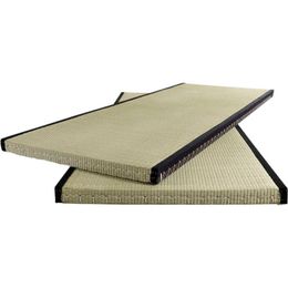 Karup Design Futonmatratze &raquo;Tatami&laquo; 5,5 cm hoch 1 Stk. tlg. gr&uuml;n Obermaterial: 100% Stroh