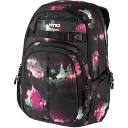 Nitro Damen Nitro Schulrucksack &raquo;Chase&laquo; Alltagsrucksack, Rucksack f&uuml;r Freizeit, Schule, Arbeit und Reise schwarz B/H/T: 37cm x 51cm x 23cm
