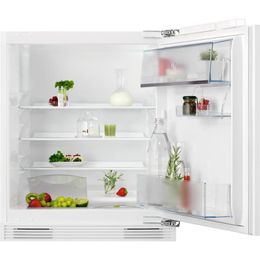 AEG Einbauk&uuml;hlschrank 6000 &raquo;OSK6I82EF&laquo; 81,9 cm hoch 59,6 cm breit SpaceSmart Combo: Optimale Lebensmittelk&uuml;hlung silber Ablagen aus Sicherheitsglas