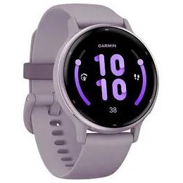 Garmin VIVOACTIVE&reg; 5 MUSIC Smartwatch faserverst&auml;rktes Polymer Silikon, 20mm, Orchidee/Orchidee Metallic
