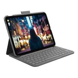 Logitech Slim Folio f&uuml;r iPad (10. Generation) Tastaturh&uuml;lle Grafit