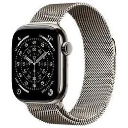 Apple Watch Series 11 Cellular 42, 2025 Smartwatch Titangeh&auml;use Titan, 130-210 mm, Natur