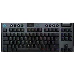 Logitech G915 X LIGHTSPEED TKL, Gaming-Tastatur, kabellos, Schwarz