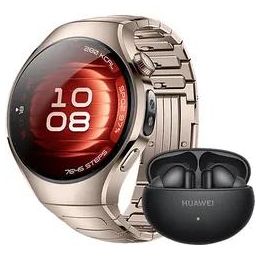 Huawei Watch 5 42 + Freebuds 6i Smartwatch Titanarmband, 120-190 mm, Dawnlight