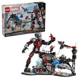 Lego Super Heroes 76314 Captain America: Civil War Actionduell Bausatz, Mehrfarbig
