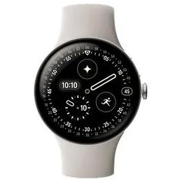 Google Pixel Watch 4 45 LTE Smartwatch Fluorelastomer, 150-215, Porcelain