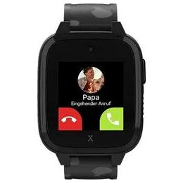 XPLORA XGO3 2. Generation, inkl. Freenet SIM Kinder Smartwatch Silikon, Langer Teil: 112 x 20 mm, kurzer 83 Schwarz