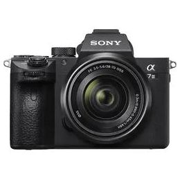 Sony Alpha 7 M3 KIT (ILCE-7M3K) + Tasche Speicherkarte Systemkamera mit Objektiv 28-70 mm, 7,6 cm Display Touchscreen, WLAN