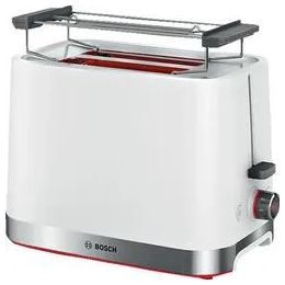 Bosch TAT4M221 My Moment Kompakt Toaster Wei&szlig; (950 Watt, Schlitze: 2)