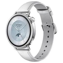 Xiaomi Watch S4 41 mm Smartwatch Leder, 120-190 mm, White