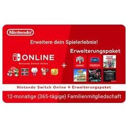 Nintendo NSO plus Expansion Pack 365 days Family - [Multiplattform]