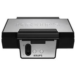 Krups FDK261 Iconic Waffeleisen Schwarz/Silber