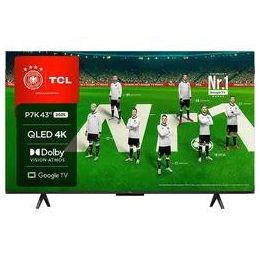 TCL 43P7K QLED Google TV (Flat, 43 Zoll / 109 cm, UHD 4K, SMART TV)