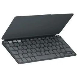 Logitech Keys-To-Go 2 f&uuml;r iPad, iPhone, Mac und Apple TV kabellose Tastatur Graphite