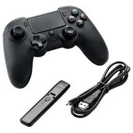 nacon PS4 Controller Asymmetric Wireless OFF.LIZENZIEIERT schwarz Schwarz f&uuml;r PlayStation 4, PC