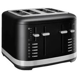 KitchenAid 5KMT4109EBM Toaster Matt Schwarz (1960 Watt, Schlitze: 4)