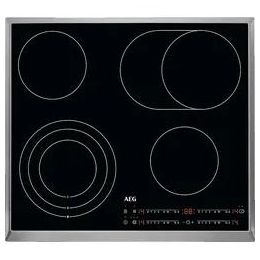 AEG HRB6447AXB Elektrokochfeld (576 mm breit, 4 elektronische Automatikkochstellen Kochzonen)