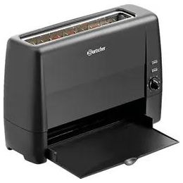 Bartscher 100282 TS20Sli Toaster Schwarz (1300 Watt, Schlitze: 1)