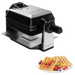 Krups FDD 95 D Waffeleisen Edelstahl/Schwarz