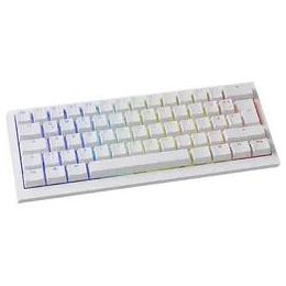 DUCKY One X Mini Wireless, Gaming-Tastatur, Mechanisch, kabellos, Wei&szlig;